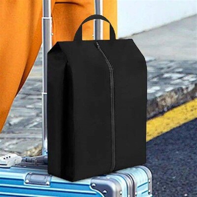 Travel Shoes Carry Bag 420D Oxford Cloth Zipper Closure