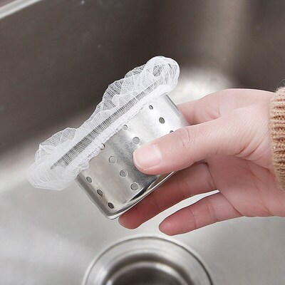 100pcs Disposable Kitchen Sink Filters Sewer drain anti-bloc