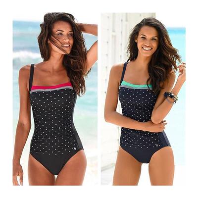 One Piece Swimsuit For Women Swimwear Push Up Beachwear Blue