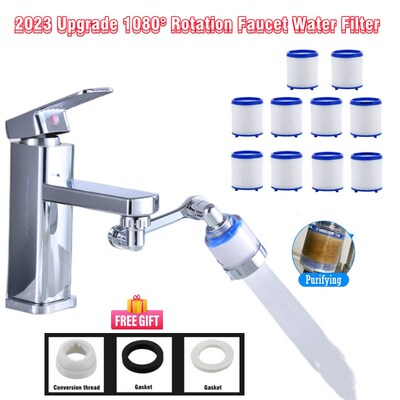 New 1080 Rotation Faucet Water Filter Remove Chlorine Heav