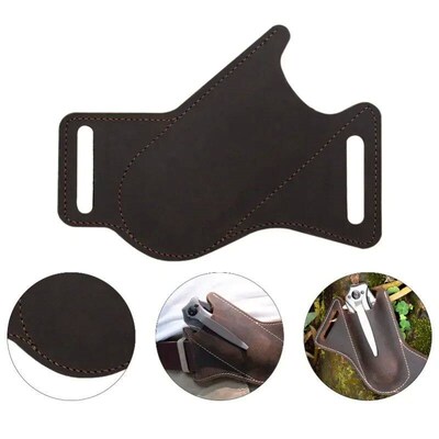 1pcs Anti-scratch Storage Sheath Folding Flick Knife Waist B