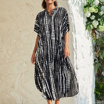 Beach CoverUp Shirt Style Long Swimwear CoverUp for Europe a
