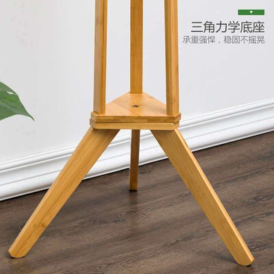 Simple Coat Rack Non-solid Wood Bedroom Hanger Floor Storage