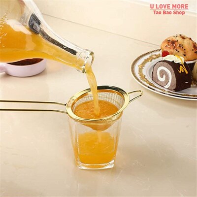 Cocktail Strainer Stainless Steel Tea Strainers Conical Food
