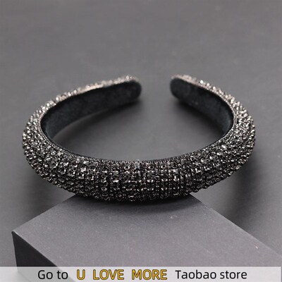 Catwalk Luxury Personality Color Rhinestone Headband New Bar