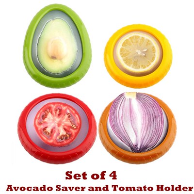Avocado Saver Tomato Holder Storage Containers Onions Lemons
