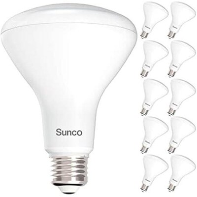 Sunco 10 Pack BR30 LED Bulbs, Indoor Flood Lights 11W Equ