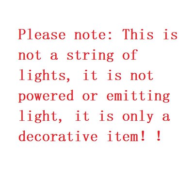 5M Colorful Bulbs String Garland Christmas Ornaments Not LED