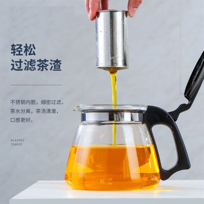 teapot size Filter Tea Pot Bonus Tea Set family tea kettle