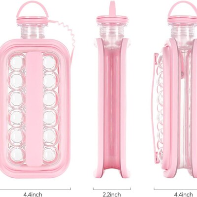 Ice Cube Trays 2 in 1 Portable Ice Ball Maker Kettle