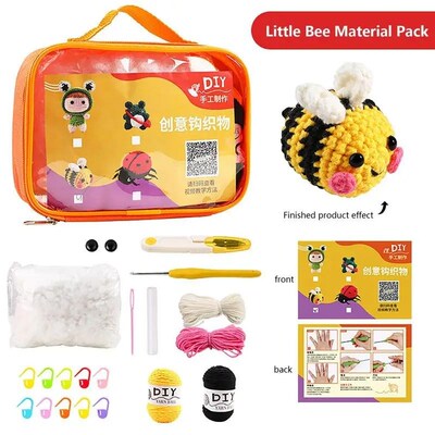 Woobles Crochet Kit For Beginners DIY Animal Woobles Crochet