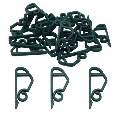 100pcs New Christmas Light Wire Clip Plastic Weatherproof St