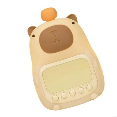 L9BE Capybara Night Lamp and Alarm Clock for Kids Bedroom De