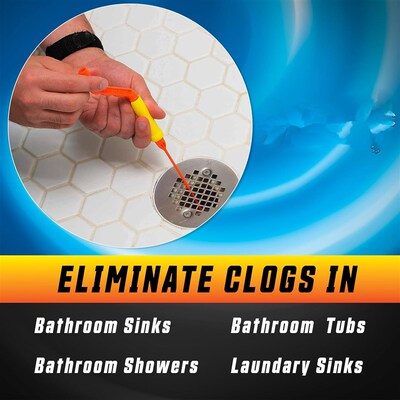 Sink Snake Hair Clog Remover Tool Pipe Bathtub Drain Cleaner