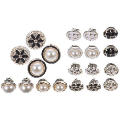 20 Pcs Shirt Lapel Pin Sewing Free Anti-Unwanted-Exposure