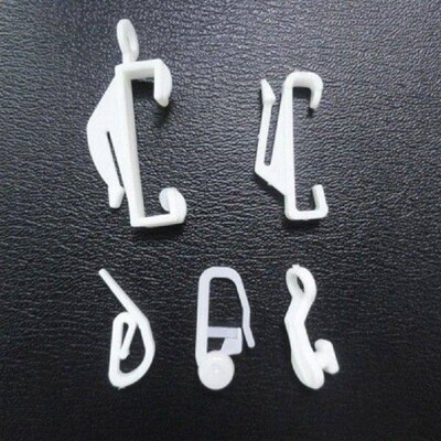 50 Pcs Bed Curtain Hooks Universal Roller Window Coverings