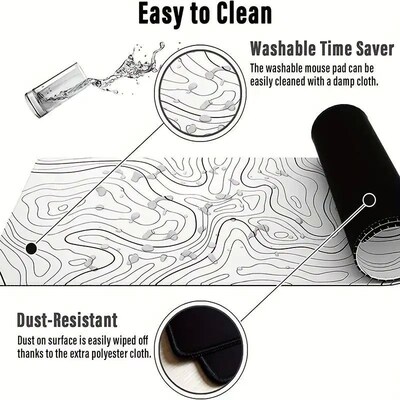 1PC Large Mouse Pads For Desk, Gaming Mouse Pad, Mouse Pad w