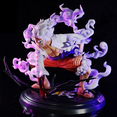 New One Piece Luffy Figure Doll Gear5 Statues gift toy