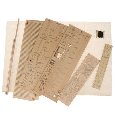 Hot 30/100/70/30 Sailing DIY Ship Assembly model Classic Woo
