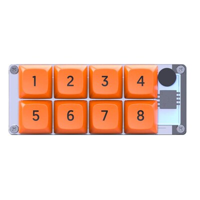 8 Key Macro Programmable Fully Hot Swappable Mechanical Swit