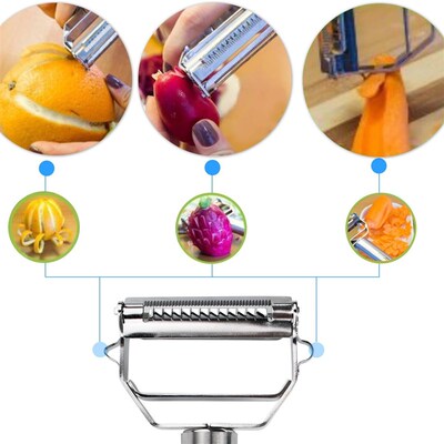 Julienne Peeler Cutter Slicer Carrot Potato Vegetable Fruit