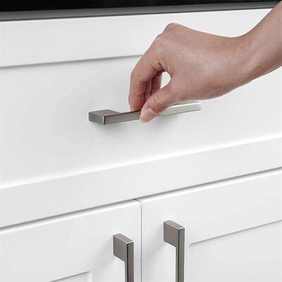 Black Handle Modern Simple Wardrobe Drawer Cabinet Door