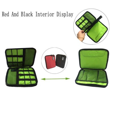 High Grade Nylon 2 Layers Travel Electronic Accessories Orga