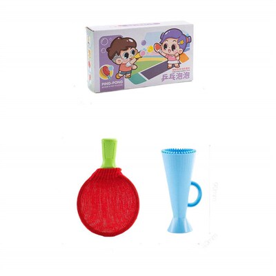 Childrens Bubble Paddle Ball - Elastic Bubbles Magic Paddle