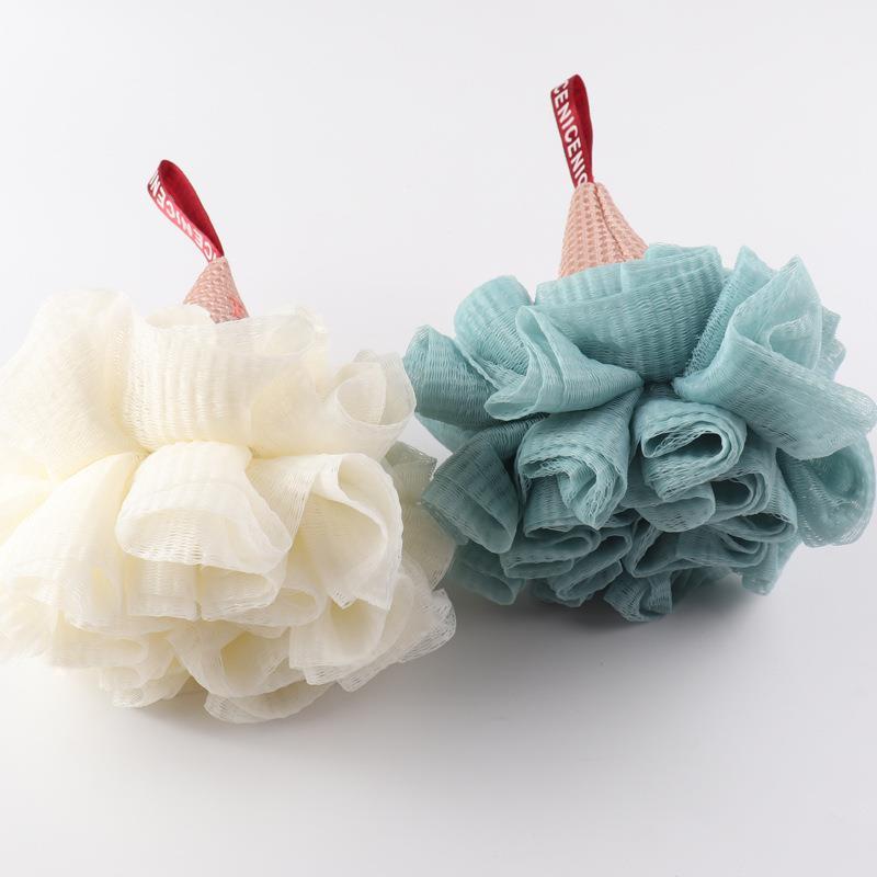 Cute Ice Cream Shaped Bath Puff, Suitable for Both Men and W