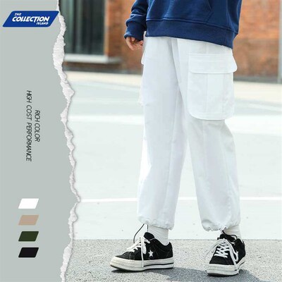 Autumn an Winter New Faion Bran Crow Pants Inf Retro Mens N