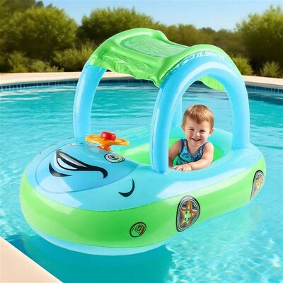 Toddler Floats Pool Float For Kids Inflatable Car Shape Cano
