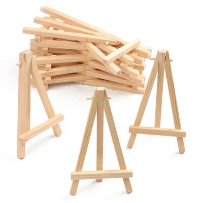 Mini Tripod Easels Small Display Stand Painting Holder Wood