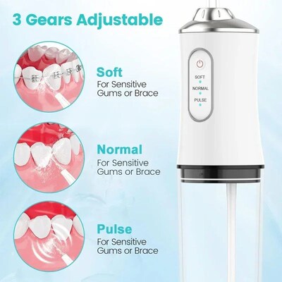 200ml Portable Oral Irrigator Cordless Dental Water Flosser