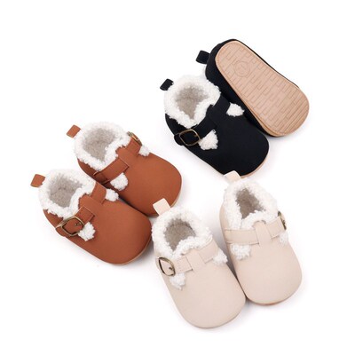 Baby Shoes for 01YearOlds Soft Bottom Walker Shoes with Velv