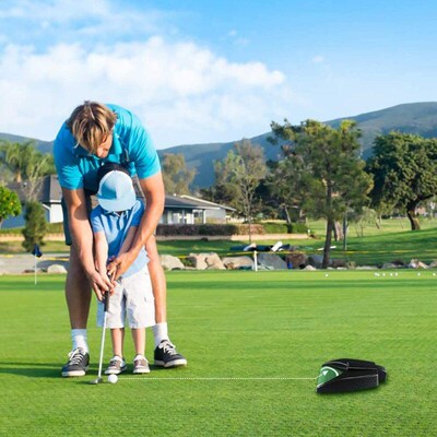 1Pcs Automatic Return Golf Putting Cup Golf Putter Training
