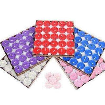 50pcs/pack flamlss candls ta lights candl talight