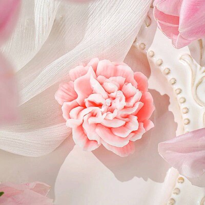 Carnation Flower-shaped Handmade Scented Candle Home Aromath
