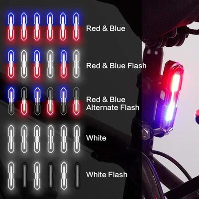 Bike Taillight USB Rechargeable Flashing Bicycle Rear Light