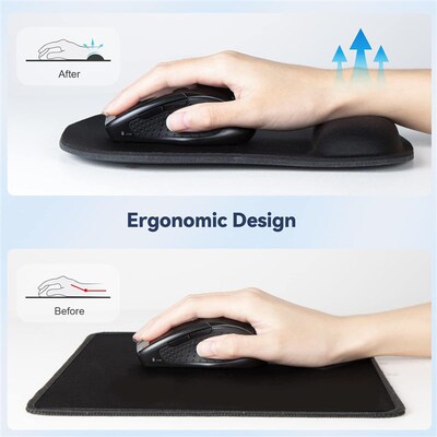 Mouse Pad with Wrist Support Computer  Laptop Office Home