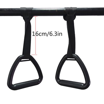 New.Gymnastic Rings Pull up Handle Rings for Chlidren Adult
