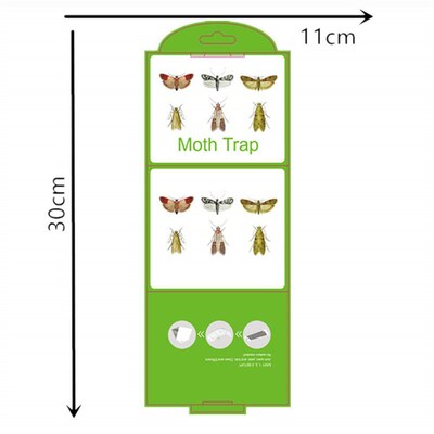 2 pcs Fly Insects Sticky Glue Trap Moth Pheromone Trap