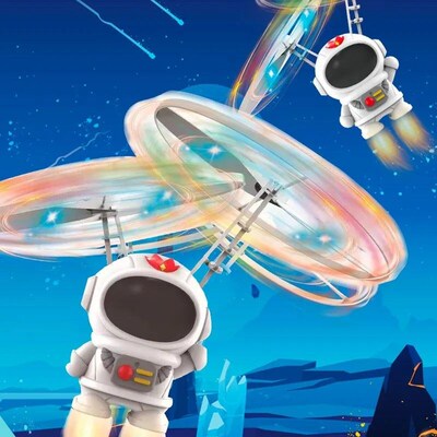 Levitating Luminous Astronaut Induction Vehicle Rotatable Ba