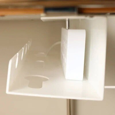 Under Desk Cable Management Cable Tray Under Desk With Clamp