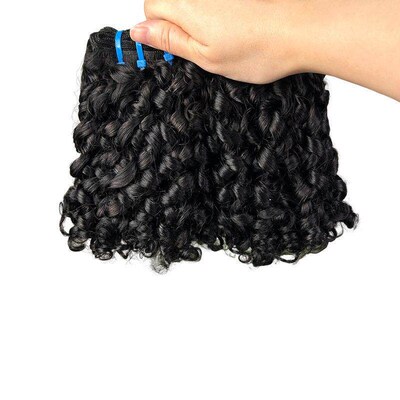 Raw Mink Virgin Double Drawn Burmese Curl Human Hair