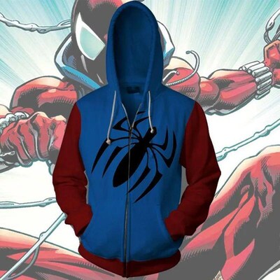 Adult Men Spiderman Miles Morales Cosplay Costumes Autumn Wi
