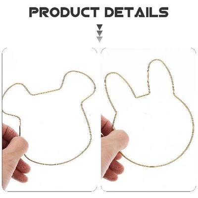 18 Pcs Dream Catcher Metal Hoops Stars for Craft Rings
