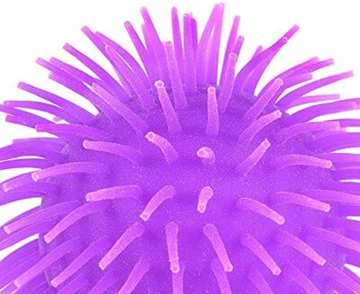 Squishy Puffer Balls squeezy Neon Sensory vent Toys闪光毛球
