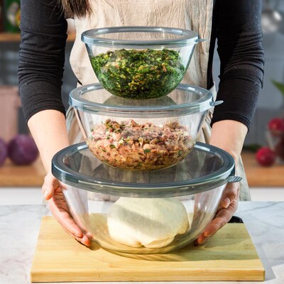 Large Pyrex bowl family soup bowl thickened microwave bowl