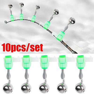 5/10Pcs Single Bells Fishing Indicator Bait Alarm Loud Sound