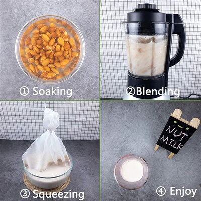 Nut Milk Bag  Nylon Cheese Cloth Bag Strainer Almond Filter